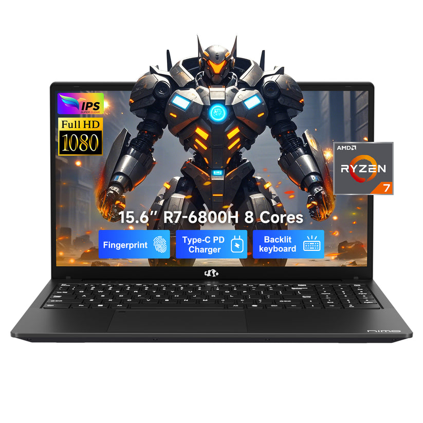 Nimo 15.6" N155 R7 6800H FHD Laptop | Nimo PC